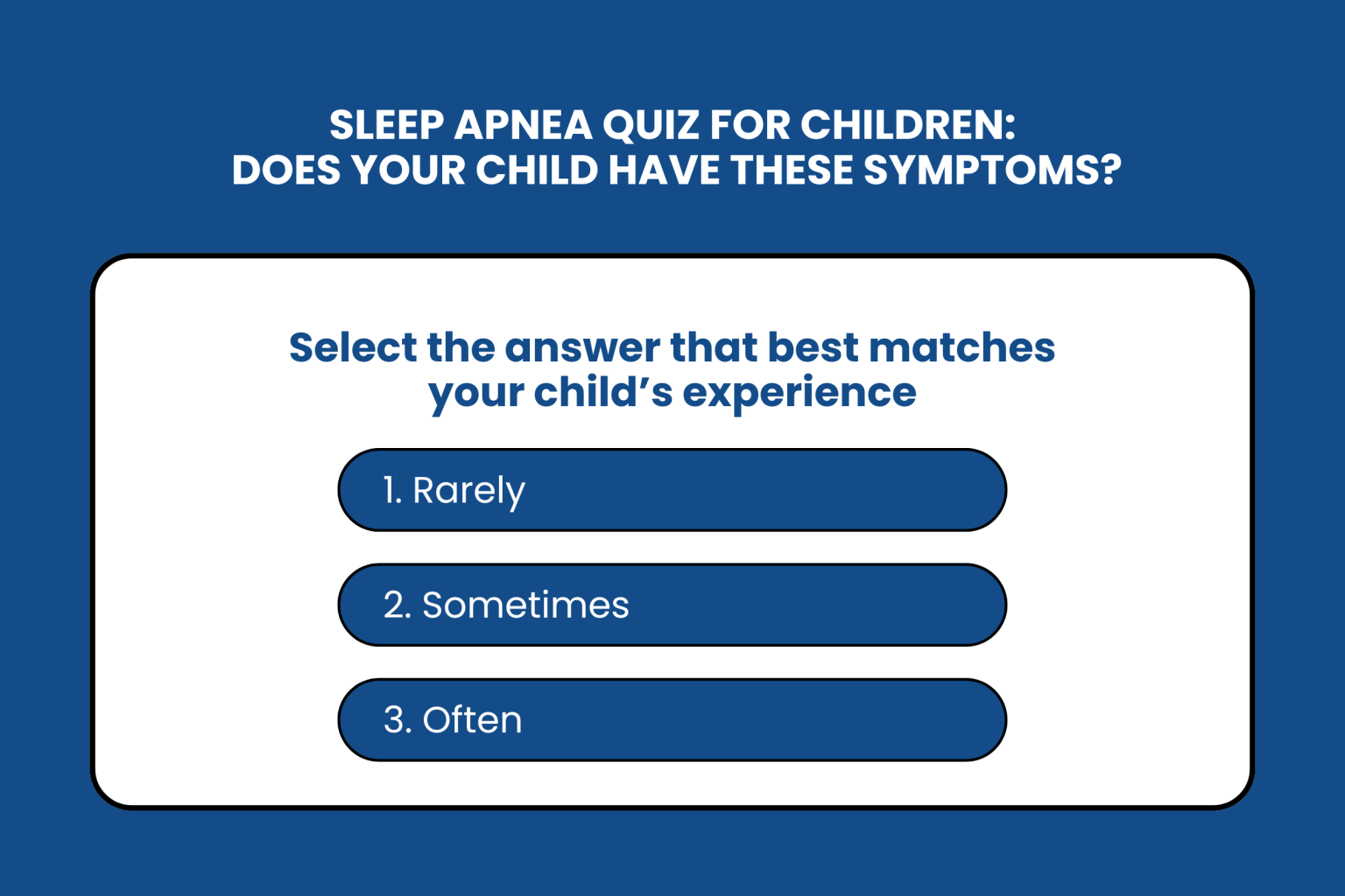 Does My Child Have Sleep Apnea Quiz? Signs and Symptoms